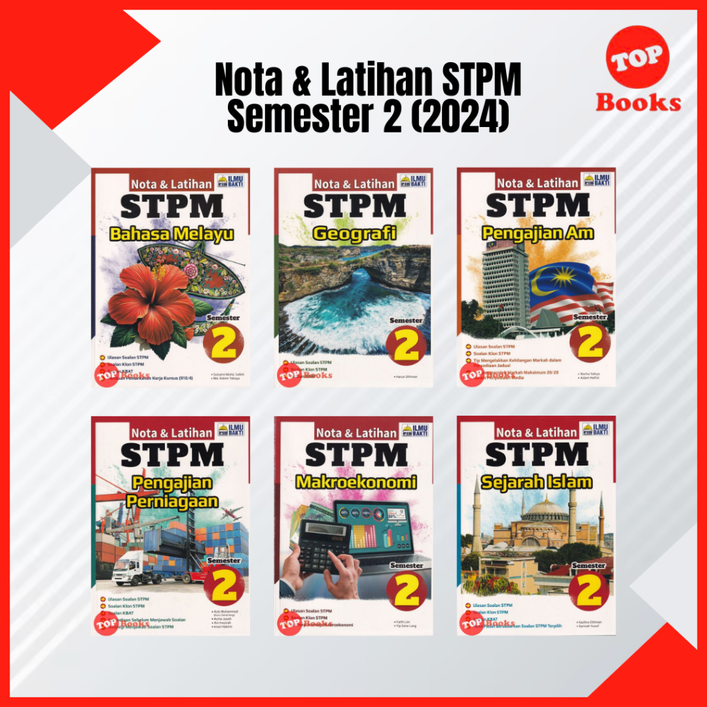 [topbooks Ilmu Bakti] Buku Latihan Nota And Latihan Stpm Semester 2