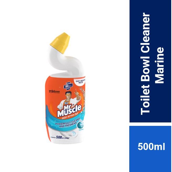 Mr Muscle Toilet Bowl Cleaner Marine (500ml) | Shopee Malaysia