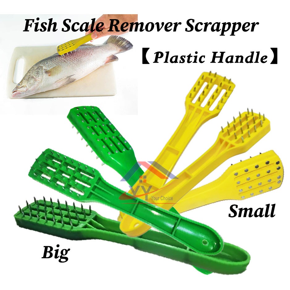 Fish Scale Scraper/Plastic Handle Fish Scale Remover Scrapper/Handheld ...