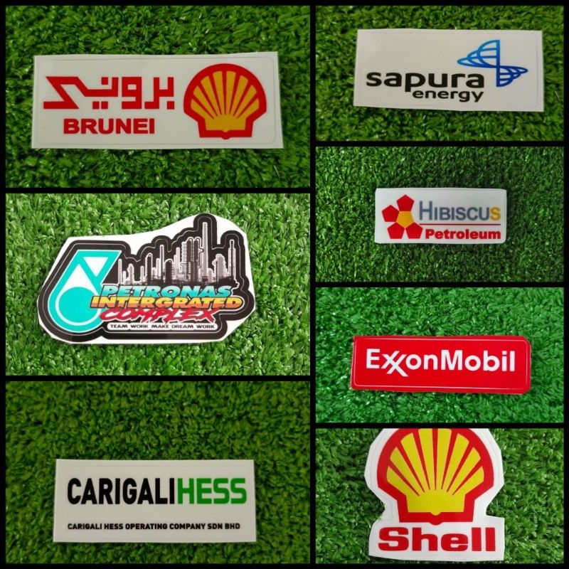STICKER GENG OFF SHORE OFFSHORE FOR SAFETY HELMET/PETRONAS/SHELL/SAPURA ...
