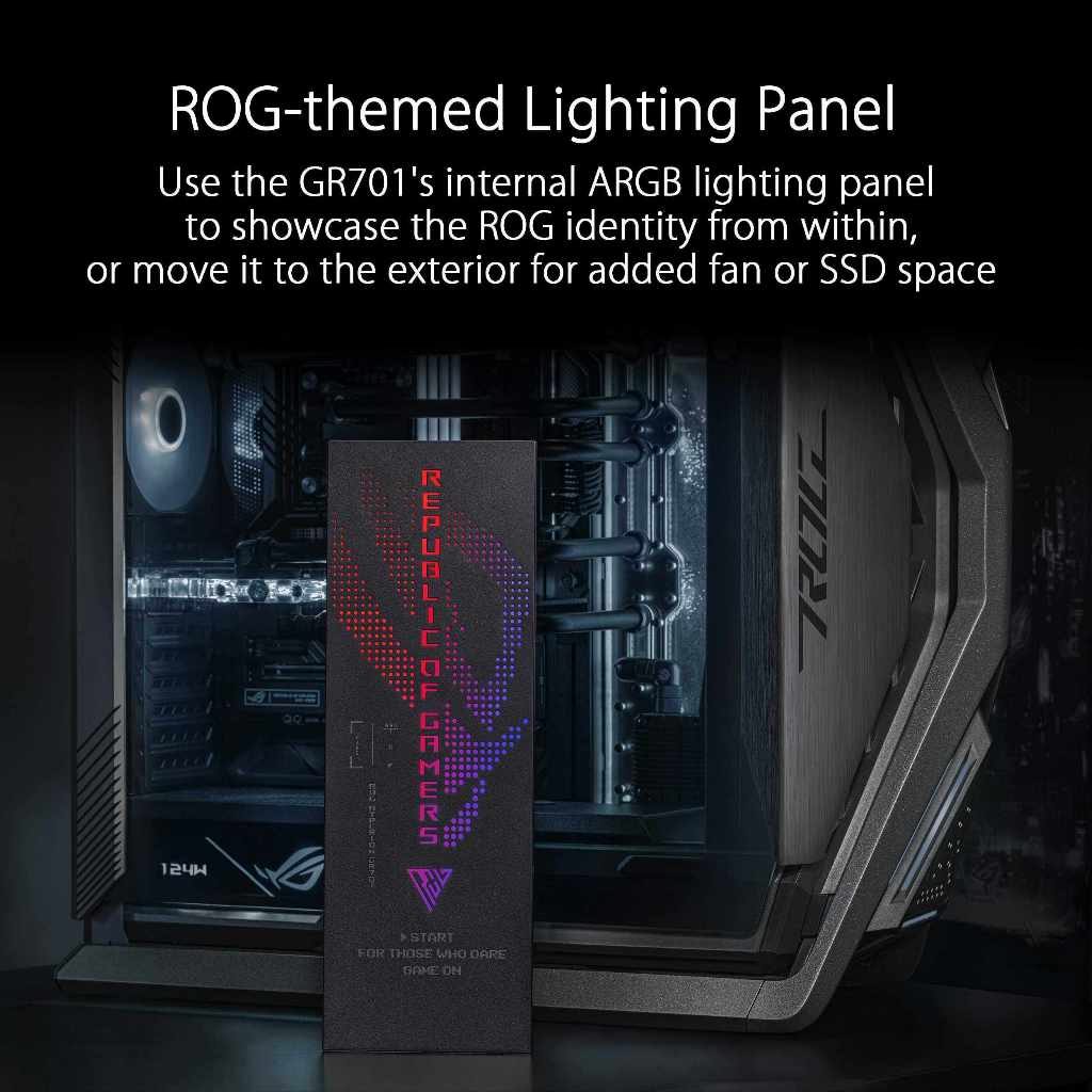 Asus ROG HYPERION GR701 (Black / White) E-ATX / ROG Z11 Mini-ITX ...
