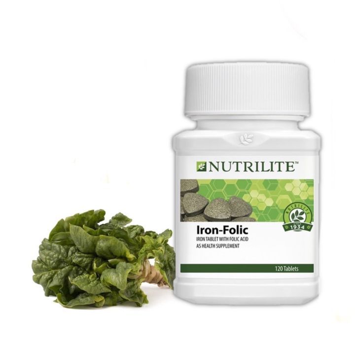 🌸Original🌸Nutrilite Iron Folic (120 Tablets) /Trial Repack Set | Shopee ...