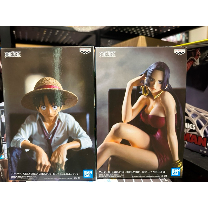 Banpresto One Piece Creator x Creator Monkey D Luffy & Boa Hancock Figure | Shopee Malaysia