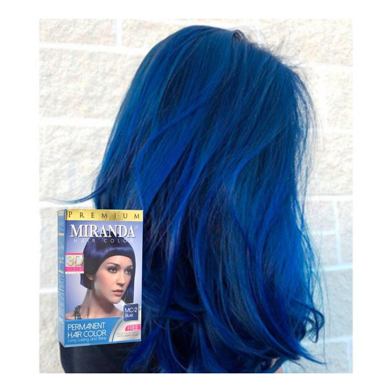 miranda mc~2 hair color (blue) | Shopee Malaysia