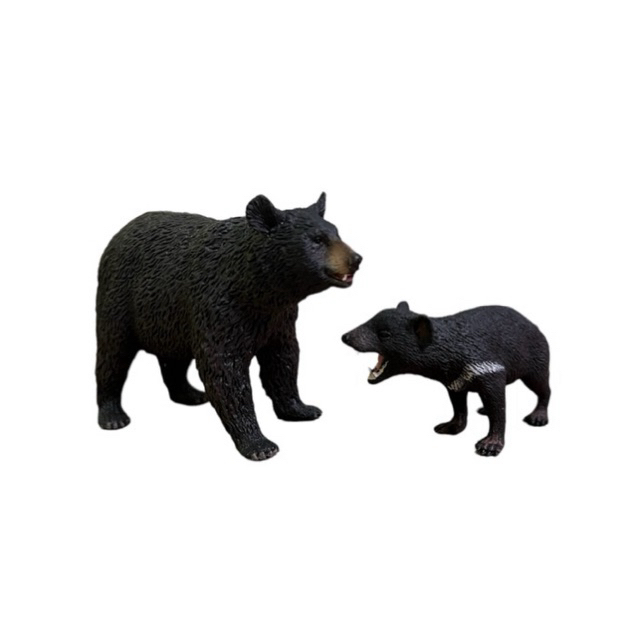 Tasmanian Devil With American Black Bear Figurines - Collecta | Shopee ...