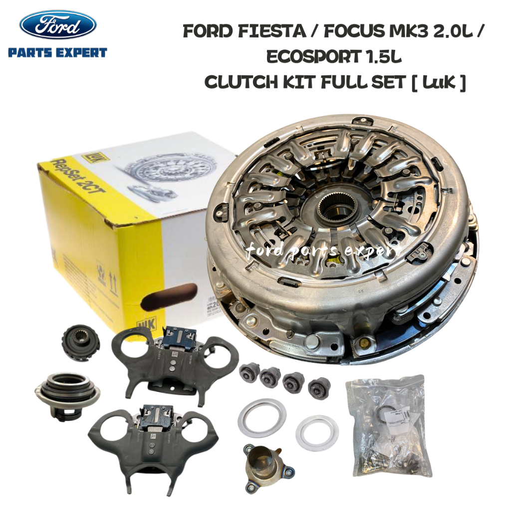 FORD FIESTA / FOCUS MK3 / ECOSPORT 1.5 / LUK DUAL CLUTCH KIT FULL SET ...