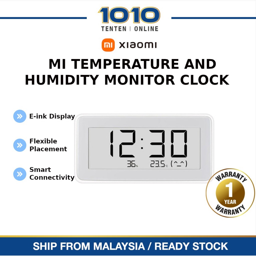 Xiaomi Temperature and Humidity Monitor Clock | Temperature and ...
