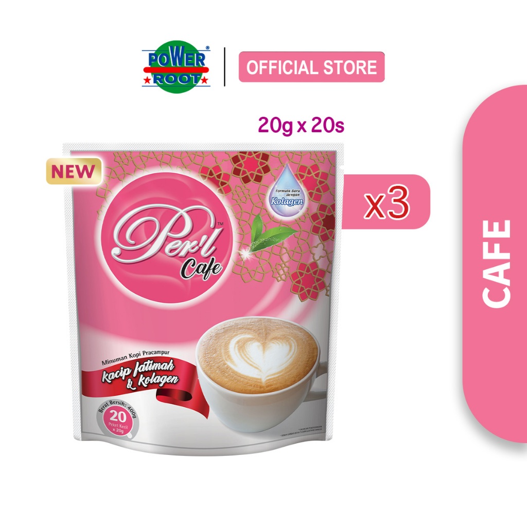 Per'l Kacip Fatimah & Collagen Cafe (20g x 20 Sachets x 3 Packs ...