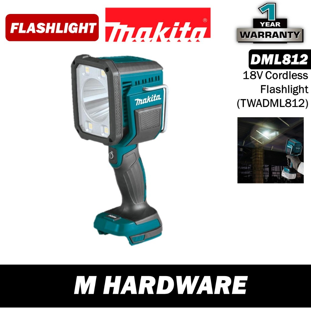 MAKITA DML812 18V Cordless Flashlight (TWADML812) | Shopee Malaysia