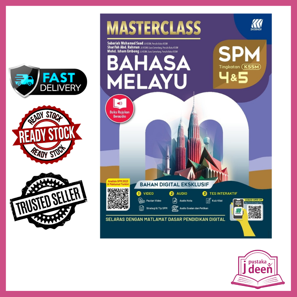JDEEN BUKU RUJUKAN TINGKATAN 4&5 (SPM) - MASTERCLASS 2024 | Shopee Malaysia