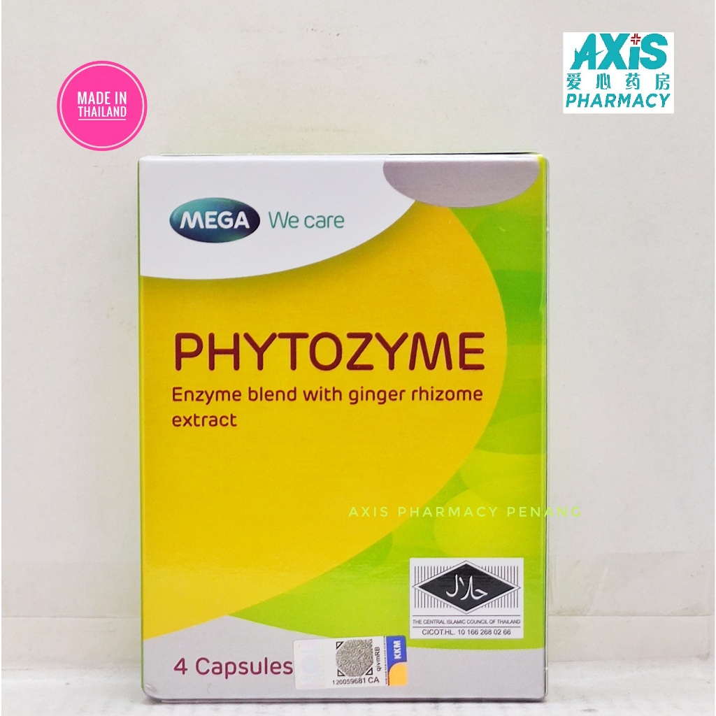 MEGA We Care PHYTOZYME Enzyme blend with Ginger Rhizome Extract 4 ...