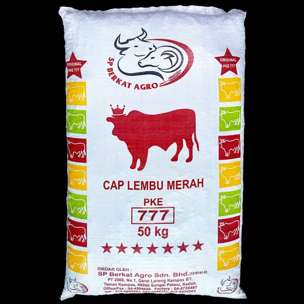 1 kg PKE777 Makanan Lembu Cap Merah / Dedak Lembu | Shopee Malaysia