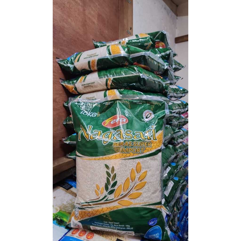 (现货Ready Stock)ERA NAGASARI BERAS SUPER IMPORT 10KG | Shopee Malaysia
