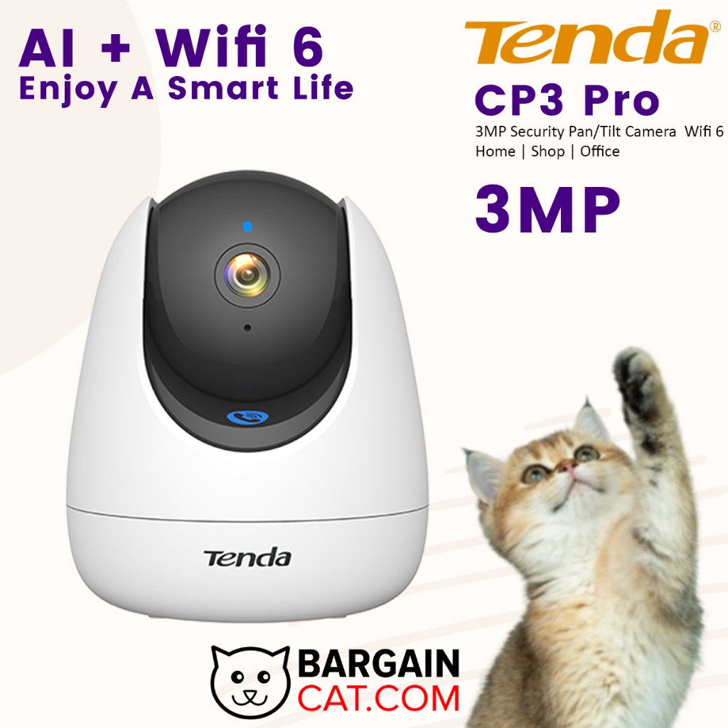 Tenda CP3 CP7 360 Ai Smart Wireless Wi-Fi CCTV Cloud IP Camera 1080P ...