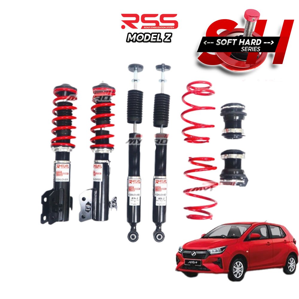 RSS Model Z Adjustable Absorber Suspension High Low Soft Hard Bodyshift ...