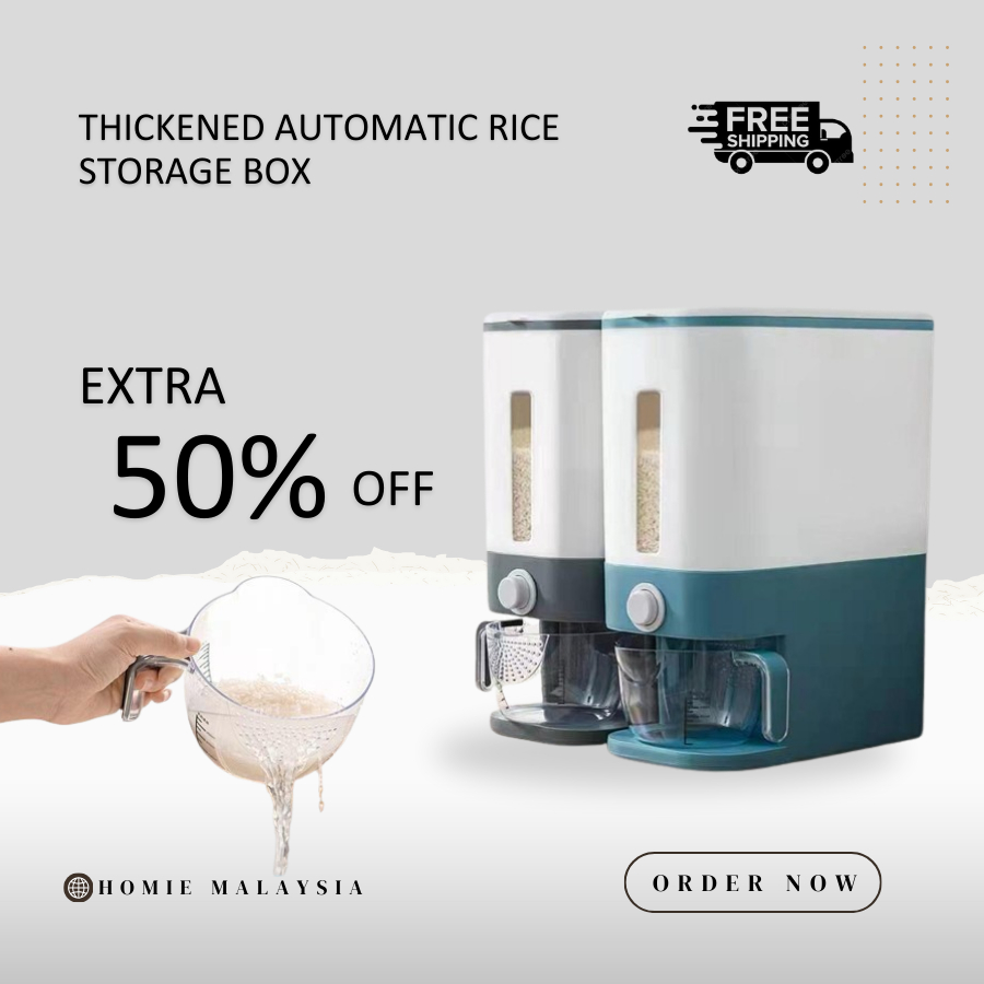 Thickened 12KG Automatic Rice Dispenser with Rinsing Cup – Smart Rice ...