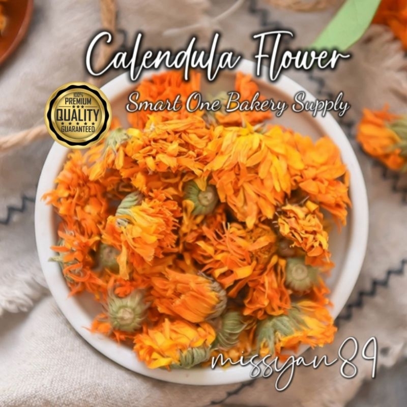 Premium Calendula Flower 精品 金盏花 干花 花茶 金盏菊 Dried Marigold Flower Tea ...