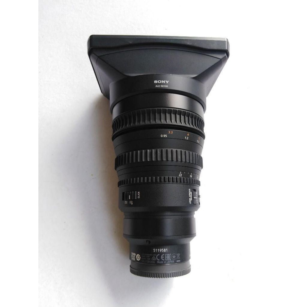 Sony Genuine Full Frame PZ SEL28135G F4 Servo zoom lens with Lens Hood ...