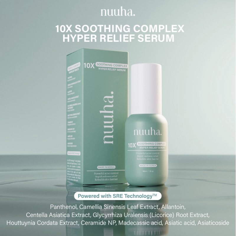 NUUHA BEAUTY 10X SOOTHING COMPLEX HYPER RELIEF SERUM | Shopee Malaysia