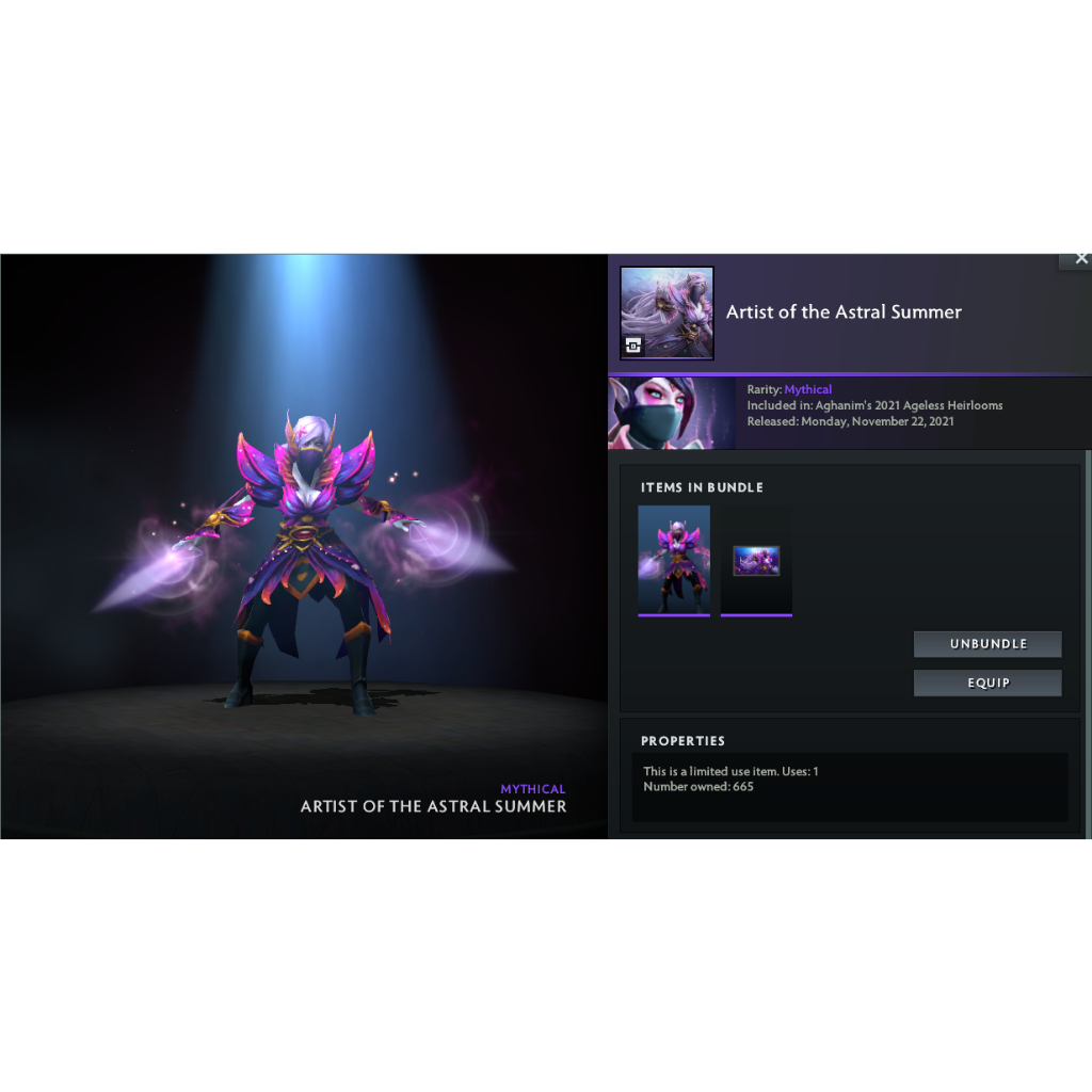 Templar Assassin (TA) - Artist of the Astral Summer - Dota 2 Bundle | Shopee Malaysia