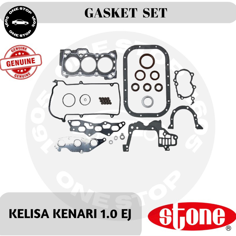 PERODUA KELISA KENARI 1.0 EJ OVERHAUL GASKET FULLSET TOP SET STONE ...