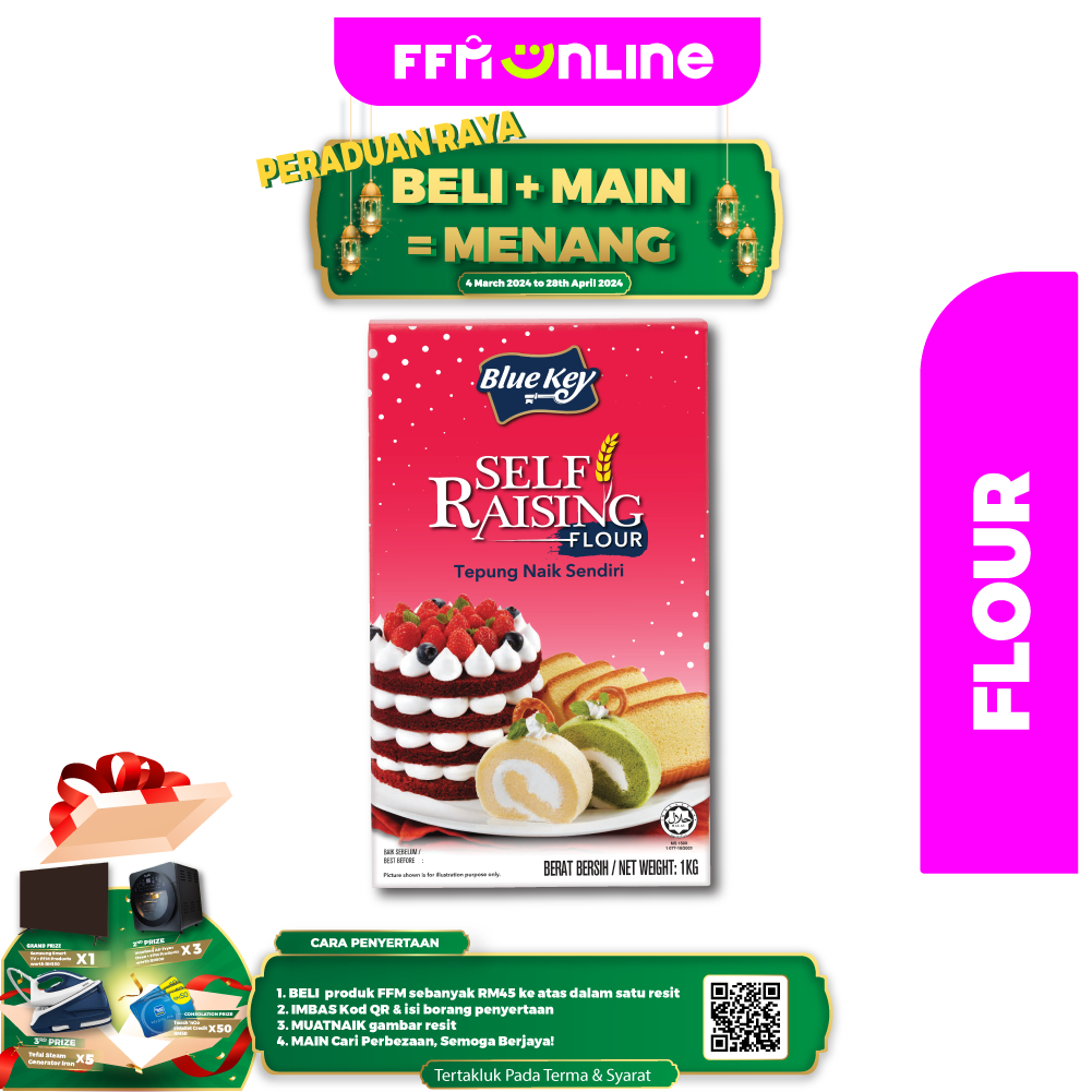 Blue Key 1kg - Self Raising Flour | Shopee Malaysia
