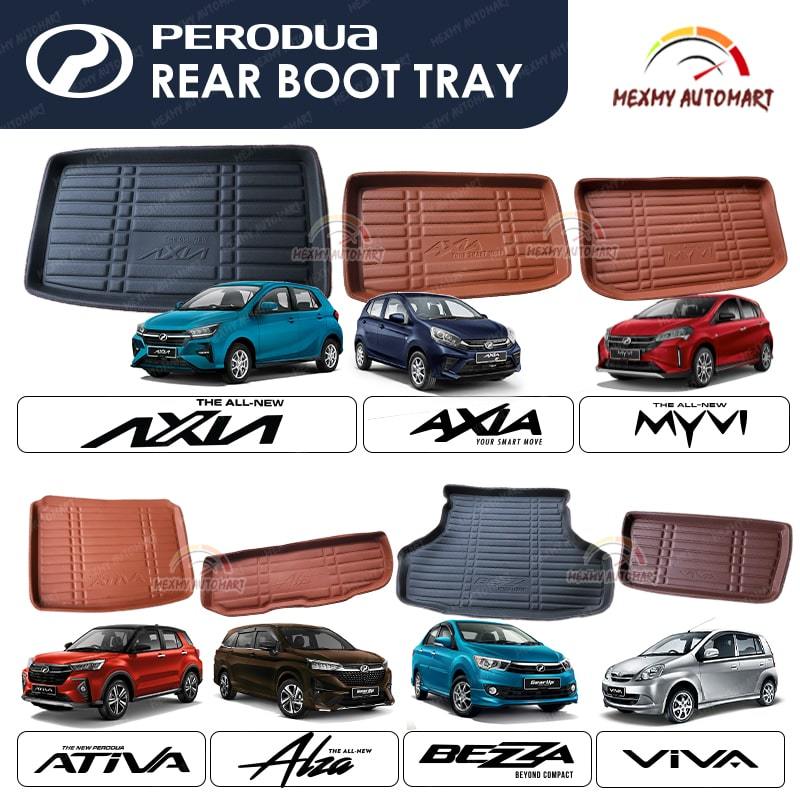PERODUA Car Boot Tray New AXIA ALZA MYVI ATIVA BEZZA Accessories ...