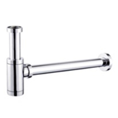 BRASS CHROMED 1¼" BOTTLE TRAP WITH 300MM OVERFLOW PIPE | Shopee Malaysia