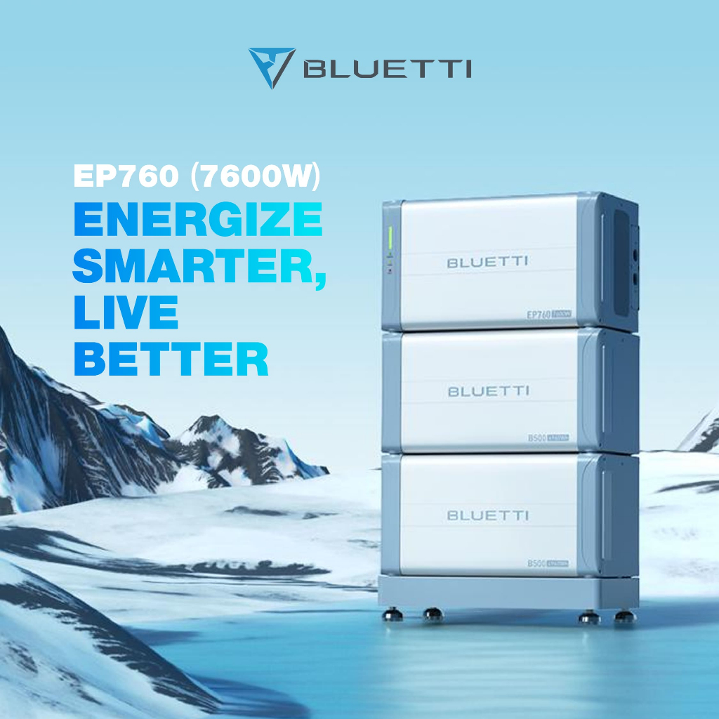 BLUETTI EP760 + 2/B500 Home Battery Backup | 7,600W 9,920Wh | Shopee Malaysia