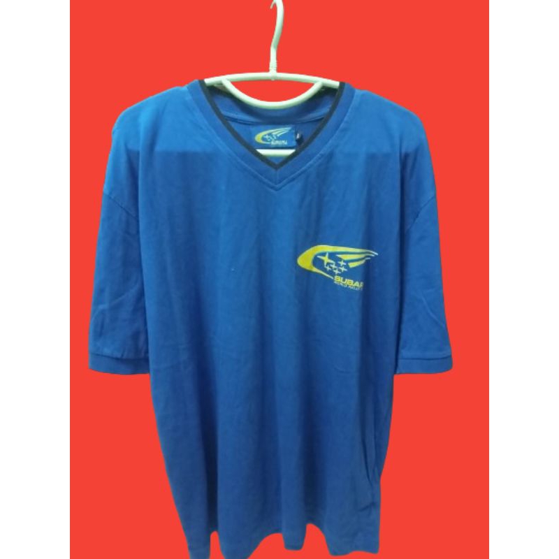 Subaru World Rally V Shape Collar T Shirt | Shopee Malaysia
