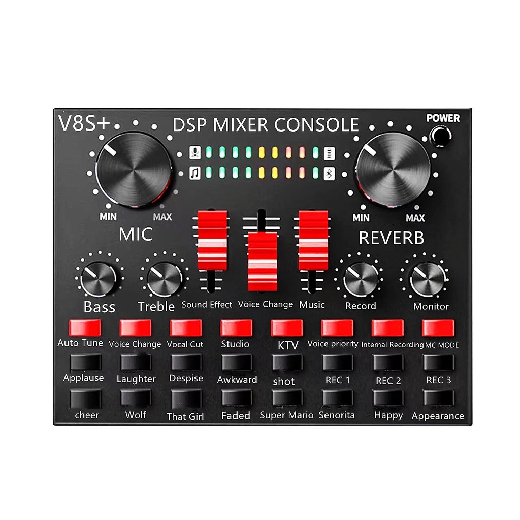 F998/F999 Sound Card with BM800 Microphone For Radio Boardcasting ...