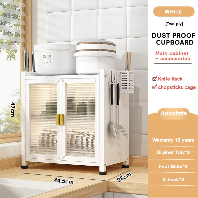 Rak Pinggan Kitchen Dish Drainer Storage Cabinets Rak Stainless Steel ...