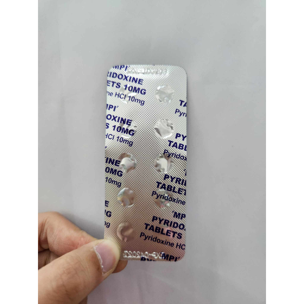 VITAMIN B6 (PYRIDOXINE 10MG) TABLETS 10S (EXP:02/2028) | Shopee Malaysia