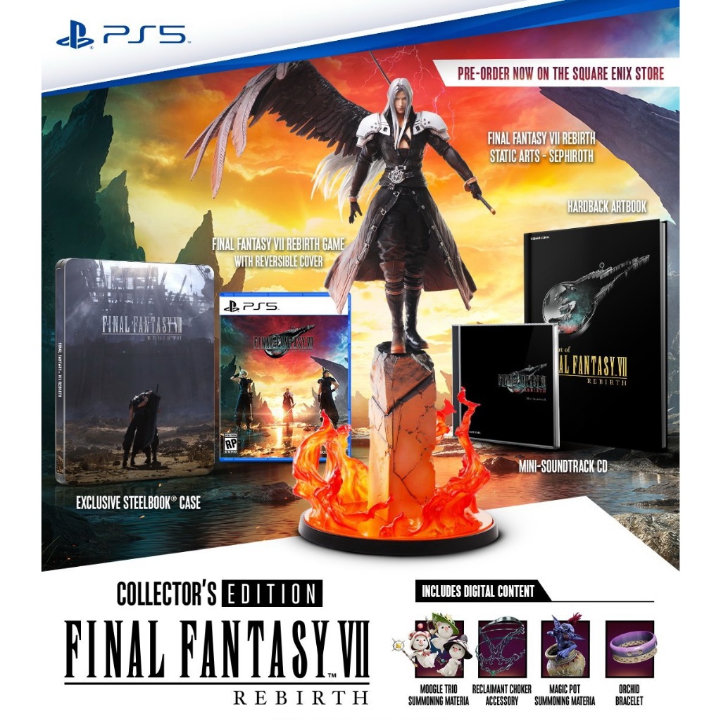 PS5 FINAL FANTASY VII REBIRTH COLLECTOR'S EDITION/ FF7 REBIRTH [R3] CHINESE VERSION | Shopee ...