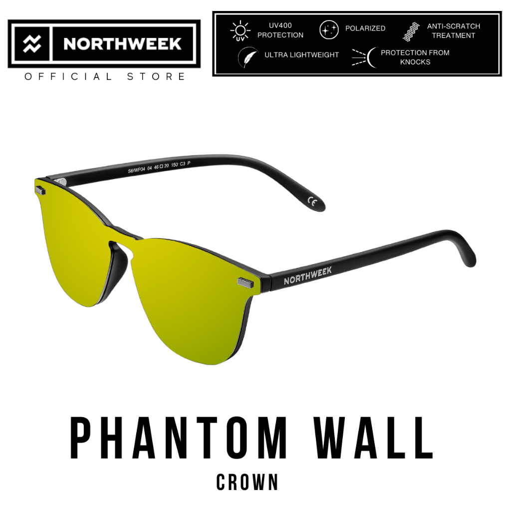 NORTHWEEK Phantom Wall Crown Polarized Uv400 Protection Unisex ...