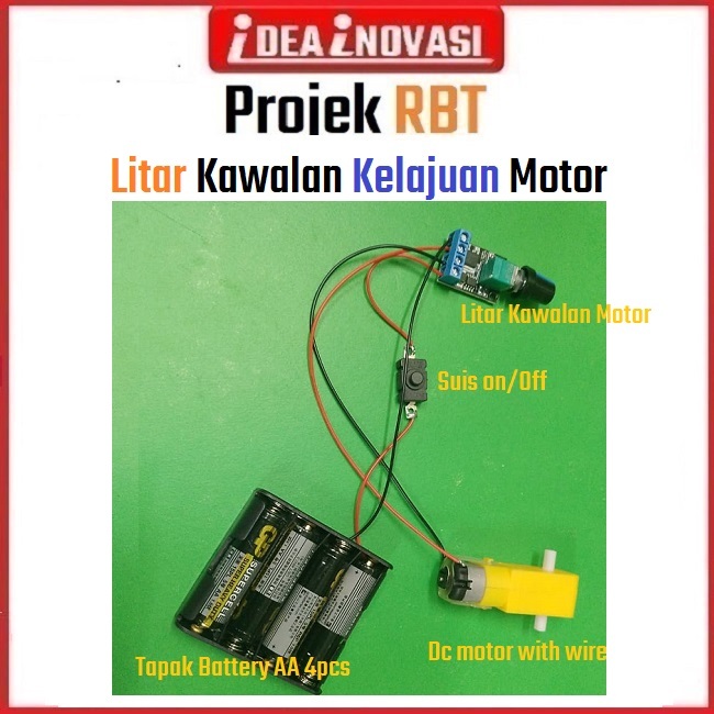 Projek RBT- Motor Speed Control (1 set Litar Kawalan Kelajuan Motor ...