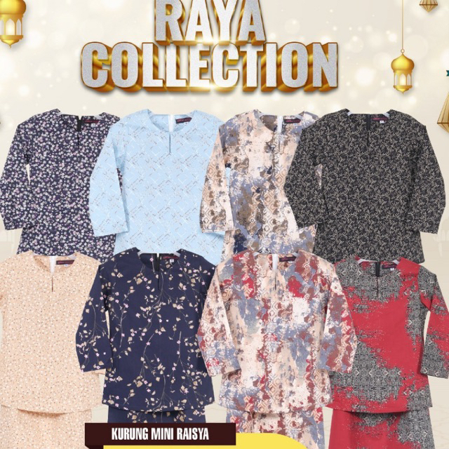 [DHIA] 3️⃣ Baju Kurung Mini Raisya For Kids | Girl | Budak Perempuan ...