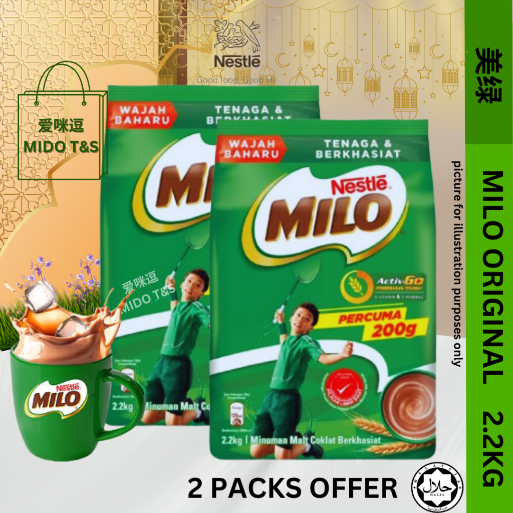 OFFER~ 2.2kg MILO Activ-Go x2(Twin pack) | Shopee Malaysia