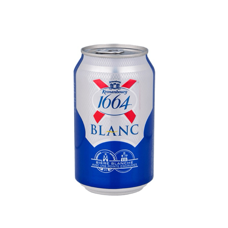 Kronenbourg 1664 Blanc Beer Can 320ml | Shopee Malaysia