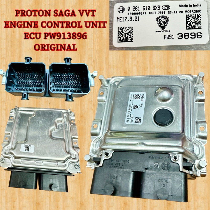 PROTON SAGA VVT ENGINE CONTROL UNIT ECU PW913896 ORIGINAL READY STOCK ...