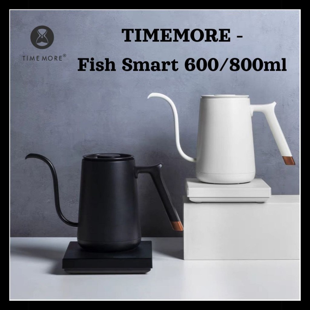 TIMEMORE FISH Smart Electric Pour Over Temperature control Kettle 600ml ...