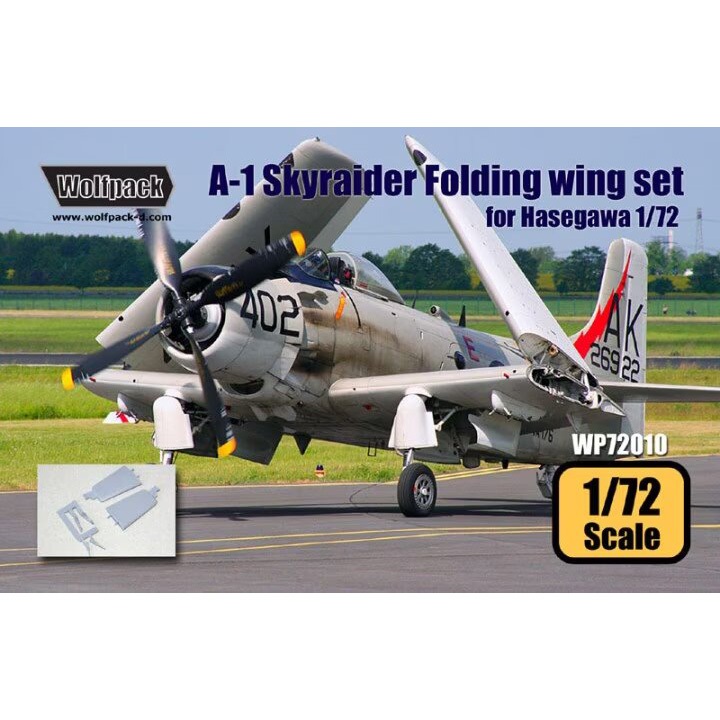 Wolfpack WP72010 1/72 A-1 Skyraider Folding Wing Set for Hasegawa | Shopee Malaysia