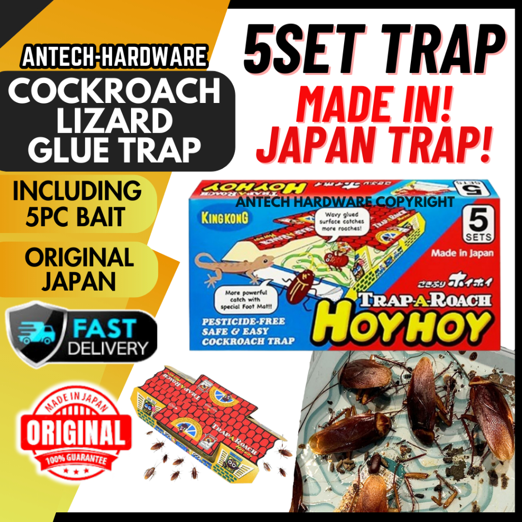 5PCS Cockroach and Lizard Glue Trap Rumah Perangkap Lipas dan Cicak ...