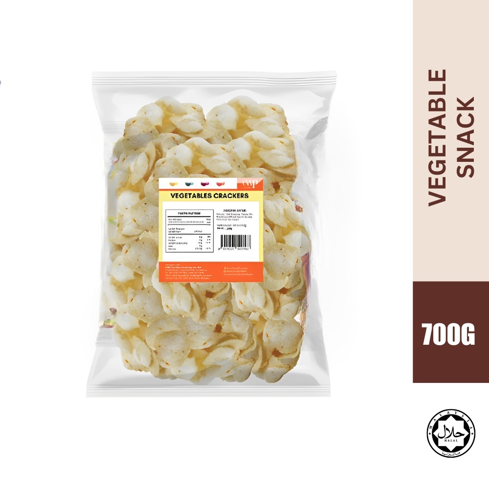 [WHOLESALE] PREMIUM VEGETABLE CRACKERS BULK PACK 700G KEROPOK SAYUR ...