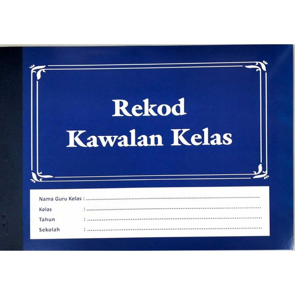 BUKU REKOD KAWALAN KELAS | Shopee Malaysia
