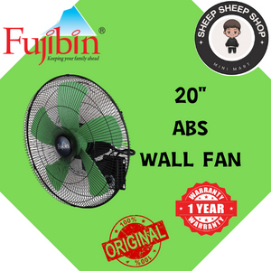 Fujibin 5 Blade Abs Colour Industrial Wall Fan (18" 20") FBW-18P | FBW ...