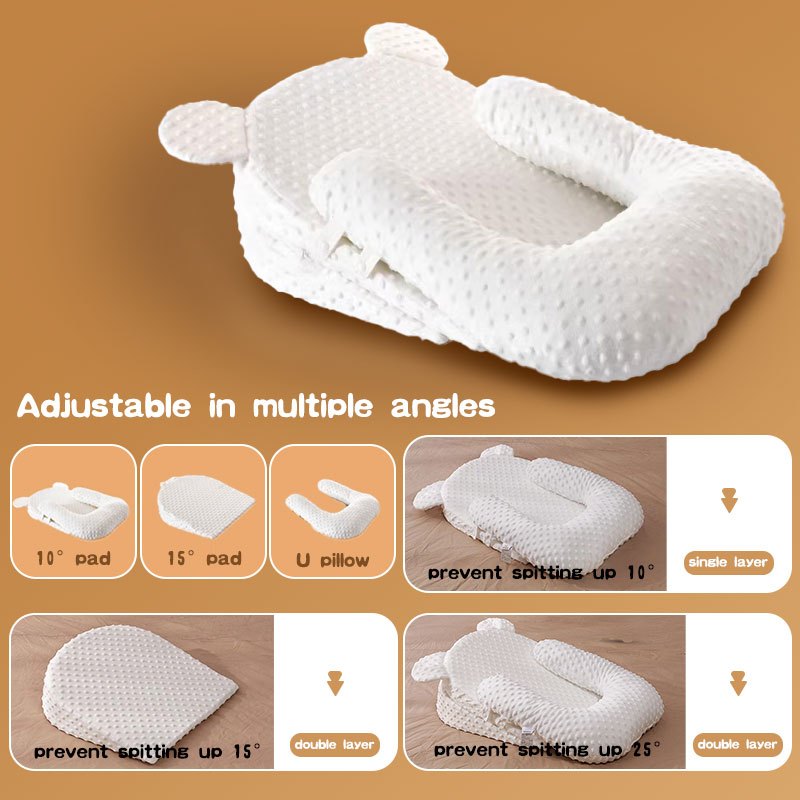 Baby pillow anti-spill milk pillow Baby Feeding Mattresses tilam ...