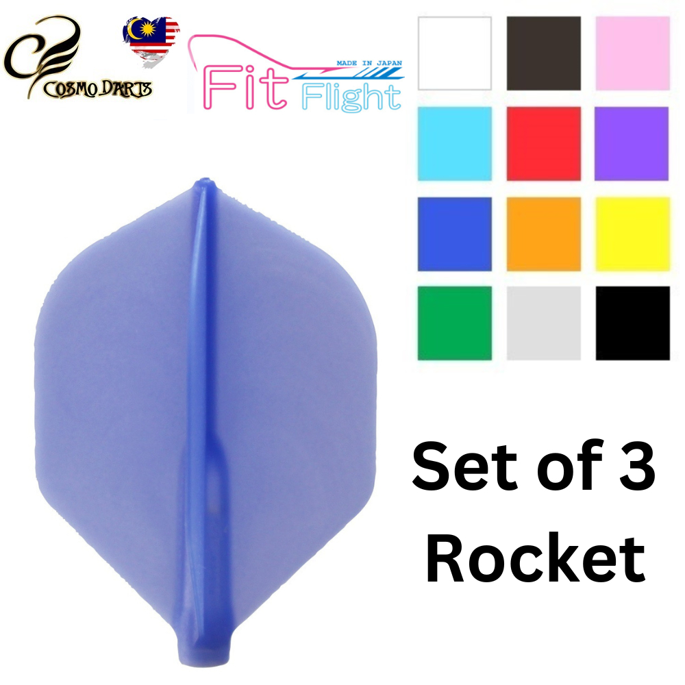 Cosmo Darts - Fit Flight Set of 3 - Rocket (Hard Type) | Shopee Malaysia