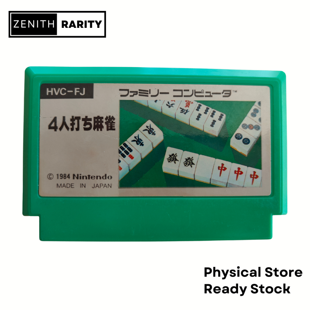 Zenith Rarity Nintendo Famicom FC game 4 Nin Uchi Mahjong | Shopee Malaysia