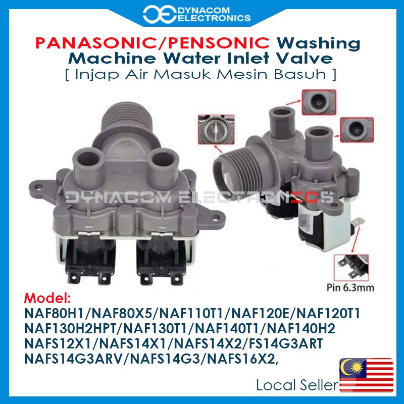 PANASONIC Washing Machine Water Double Inlet Valve [Injap Air Masuk ...